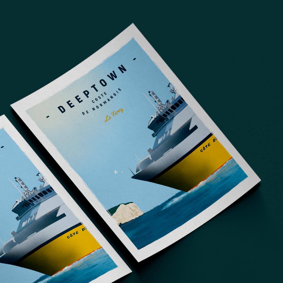 Affiche "Le Ferry" – DEEPTOWN CLOTHING